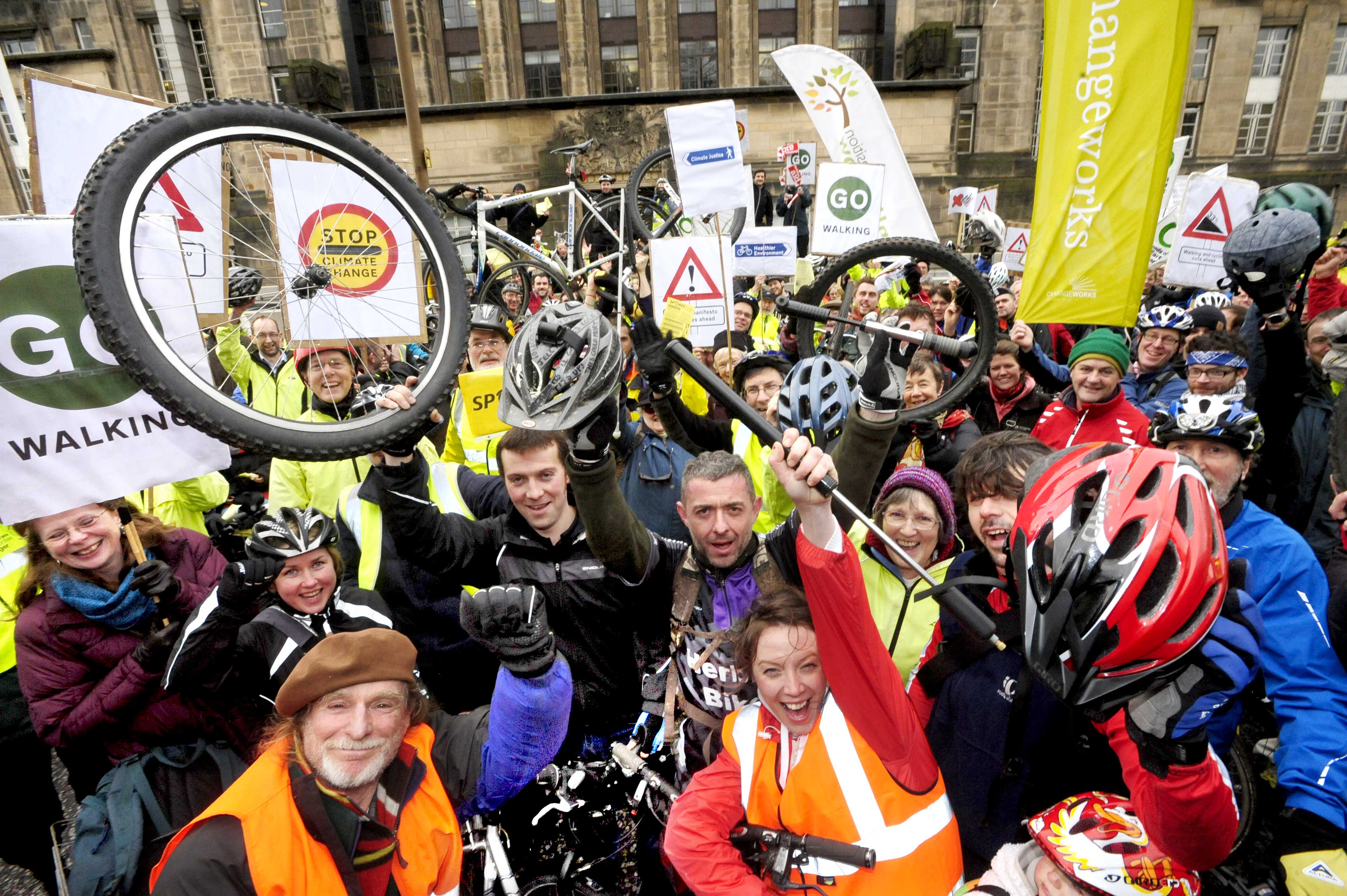 Cyclists tell Scottish Government to 'Get on Yer Bike!' - Stop Climate ...