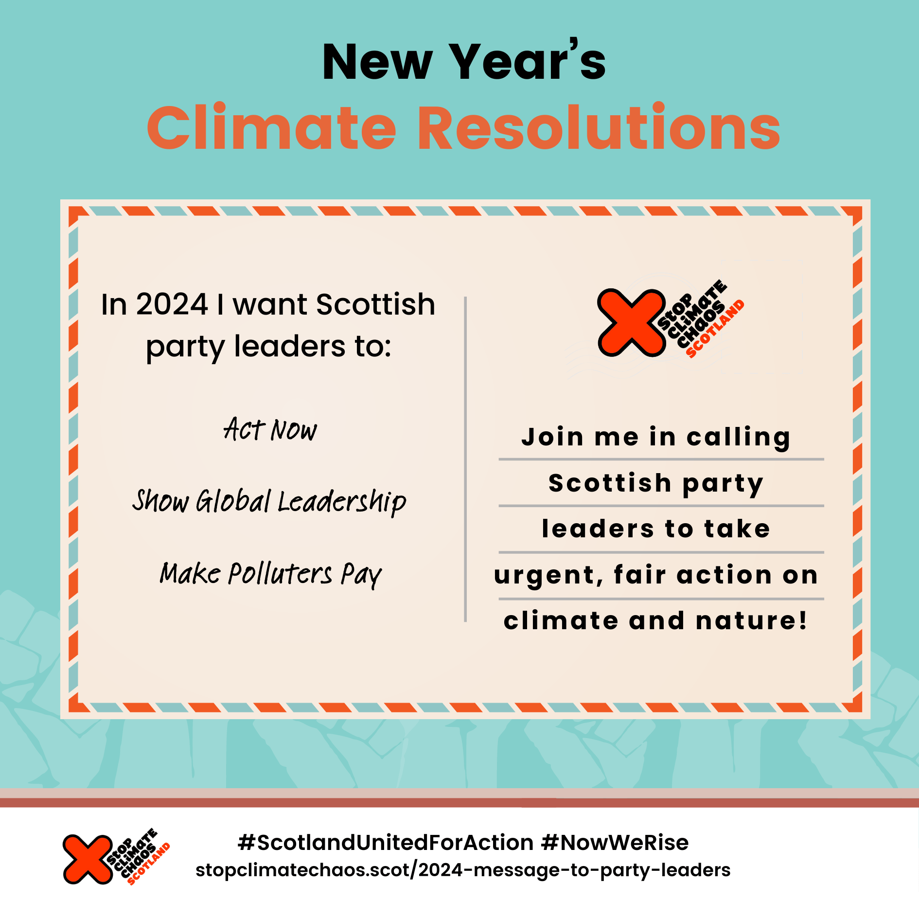 2024 New Year’s climate resolutions for Scottish party leaders - Stop ...